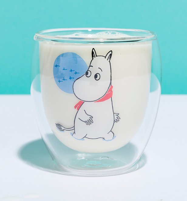 Limited Edition Moomin 80th Anniversary Winter Thermal Glass Tumbler
