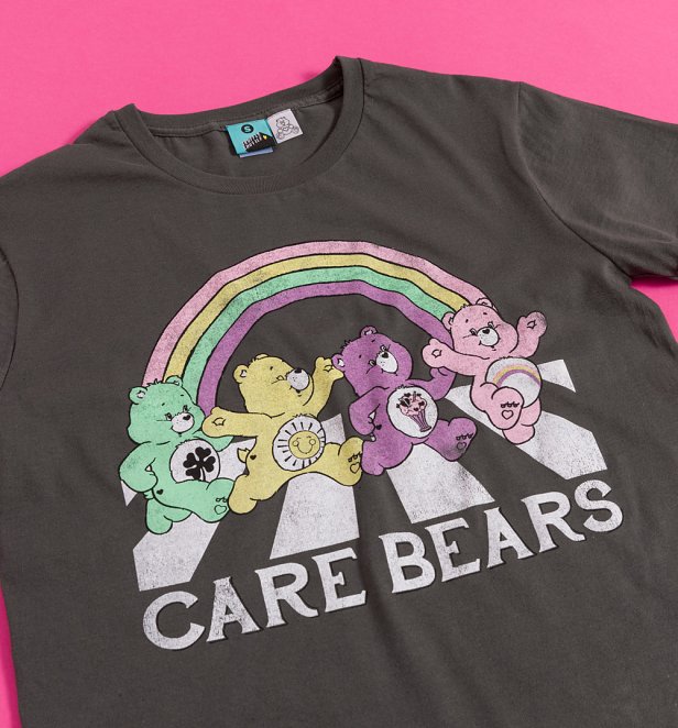 Care Bears Abbey Road Charcoal T-Shirt