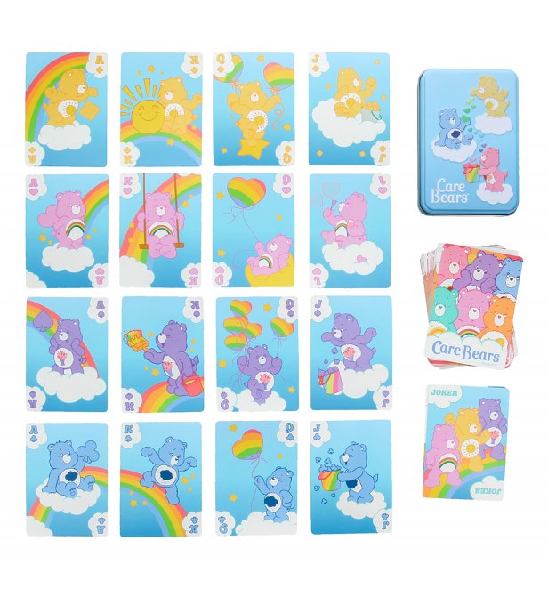 Care Bears Playing Cards in a Tin