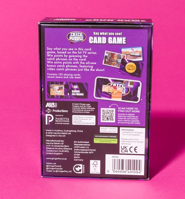 Catchphrase Say What You See Card Game