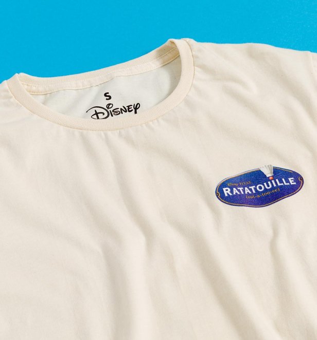 Disney Ratatouille Natural T-Shirt with Back Print
