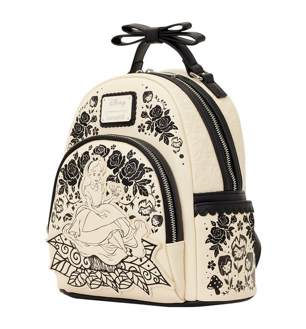 Loungefly Disney Alice In Wonderland Embroidered Floral Mini Backpack