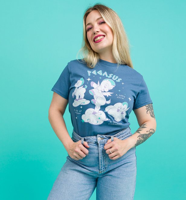 Disney Hercules Baby Pegasus Indigo Blue T-Shirt