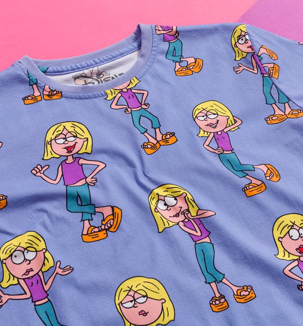 Disney Lizzie McGuire All Over Print T-Shirt from Cakeworthy