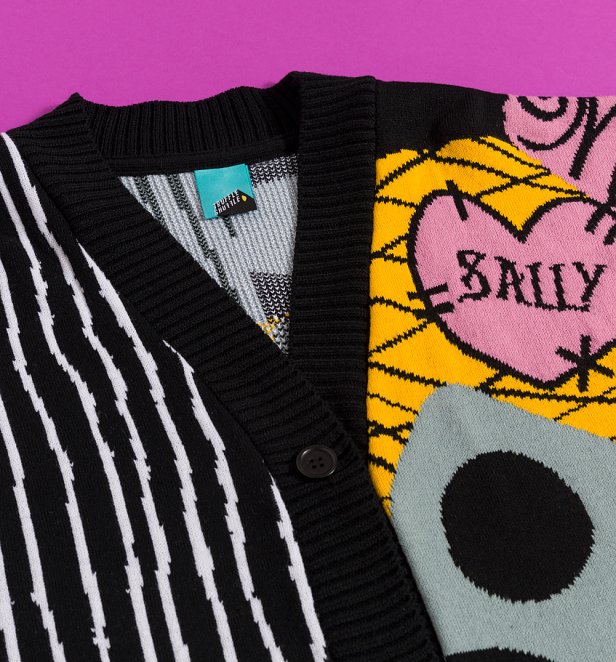 Disney Nightmare Before Christmas Patchwork Cardigan