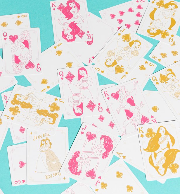Disney Princess Pink Playing Cards from Bicycle