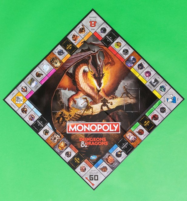 Dungeons & Dragons Monopoly Game