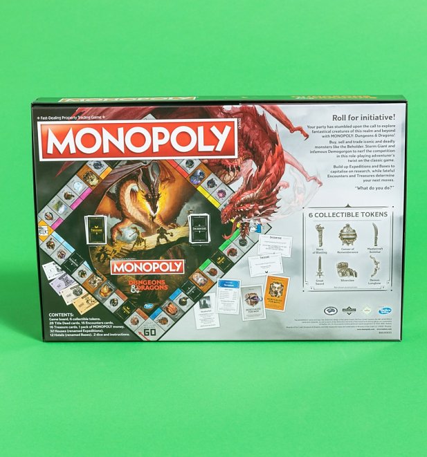 Dungeons & Dragons Monopoly Game