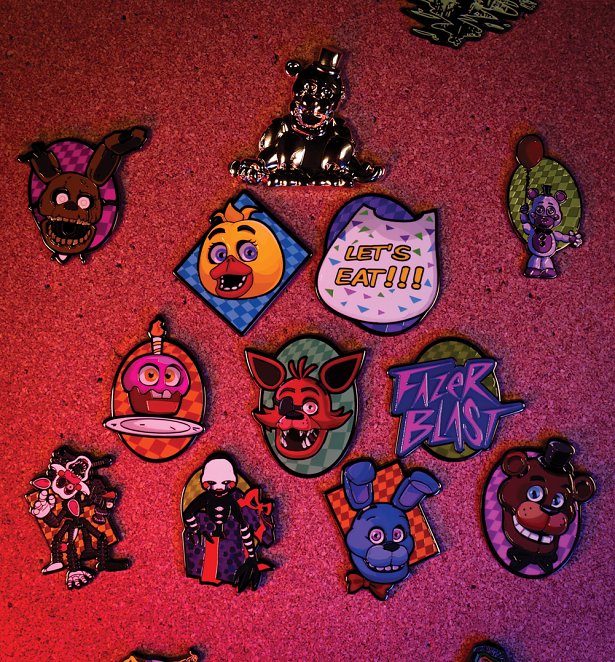 Five Nights at Freddy's Mystery Pin Badges