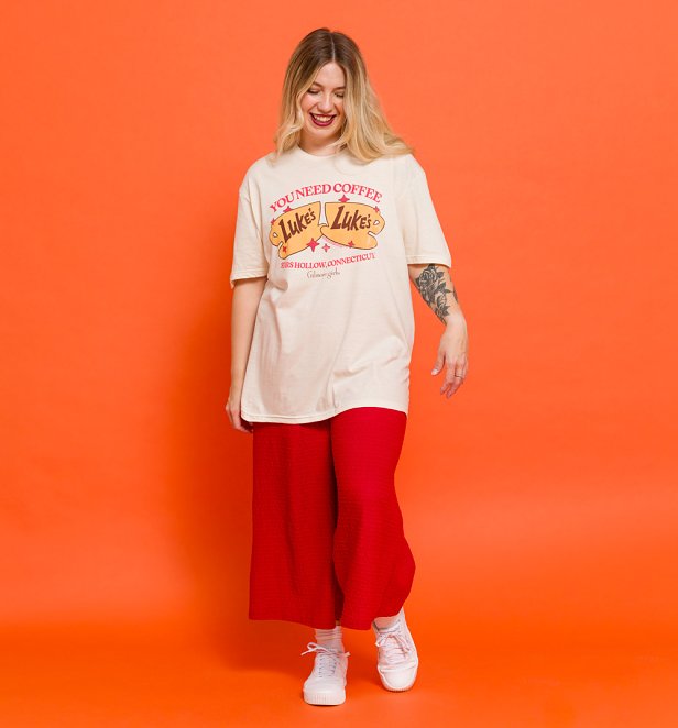 Gilmore Girls You Need Coffee Natural T-Shirt