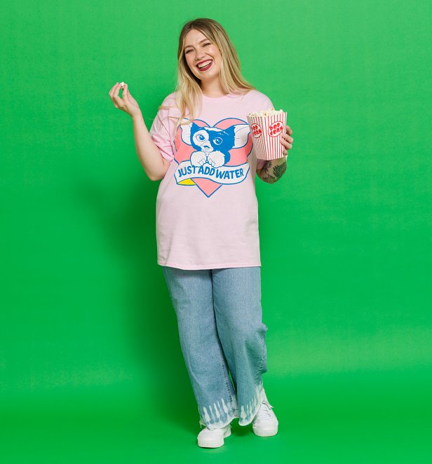 Gremlins Gizmo Cute Just Add Water Pink T-Shirt