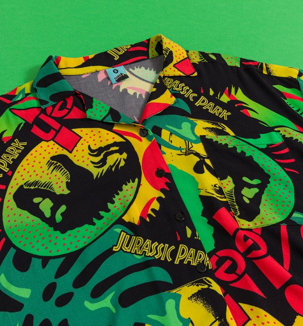Jurassic Park Button Up Shirt