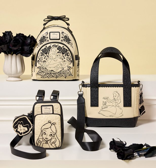 Loungefly Disney Alice In Wonderland Embroidered Floral Mini Backpack
