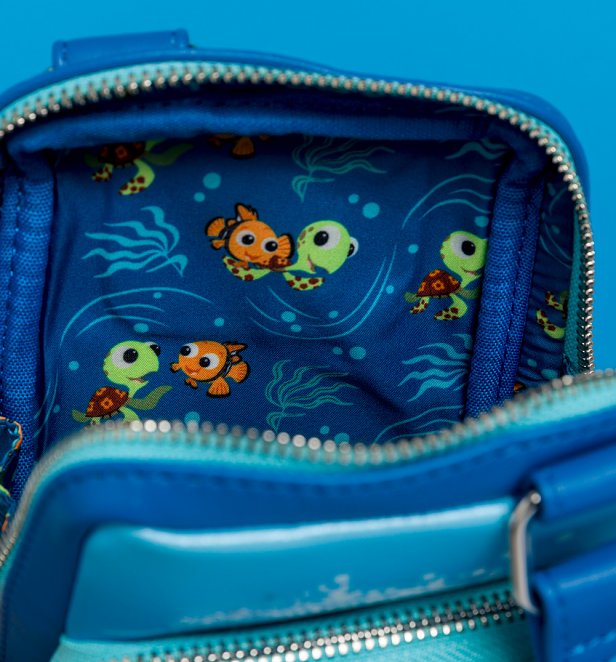 Loungefly Disney Finding Nemo Crush And Squirt Sling Bag