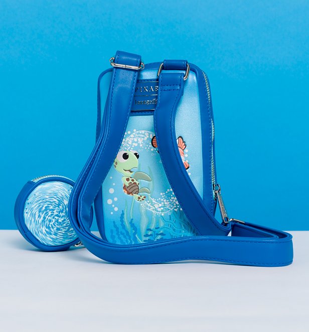 Loungefly Disney Finding Nemo Crush And Squirt Sling Bag