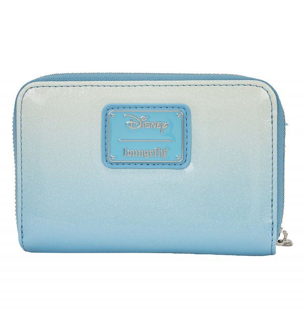 Loungefly Disney Frozen Elsa Glitter Sequin Zip Around Wallet