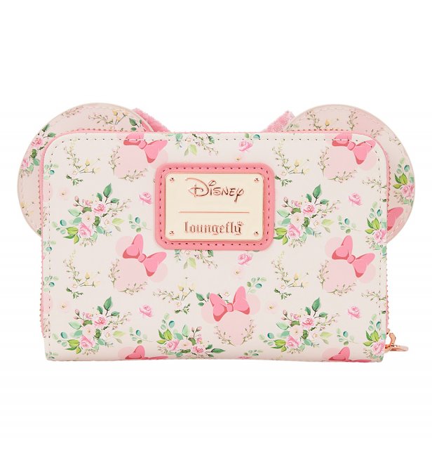 Loungefly Disney Minnie Mouse Floral Zip Around Wallet