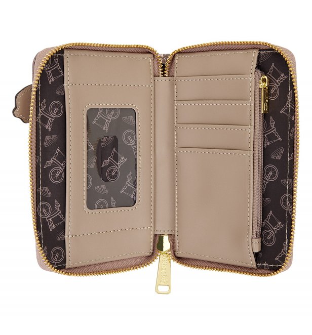 Loungefly Disney Sleeping Beauty Spinning Wheel Zip Around Wallet