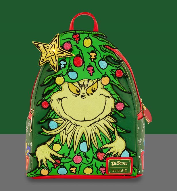 Loungefly Grinch Holiday Mini Backpack