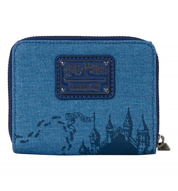 Loungefly Harry Potter Denim Tri-Fold Wallet