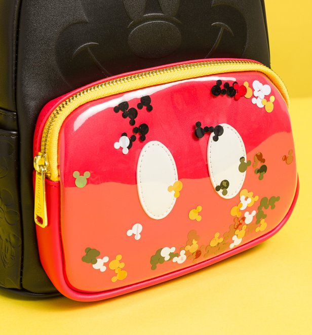 Loungefly Mickey Mouse Minimal Cosplay Confetti Mini Backpack