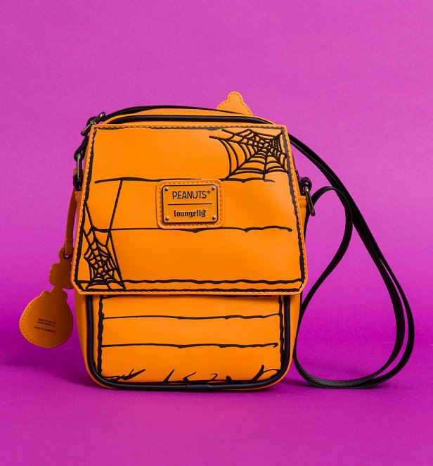 Loungefly Peanuts Great Pumpkin Snoopy Doghouse Crossbody Bag