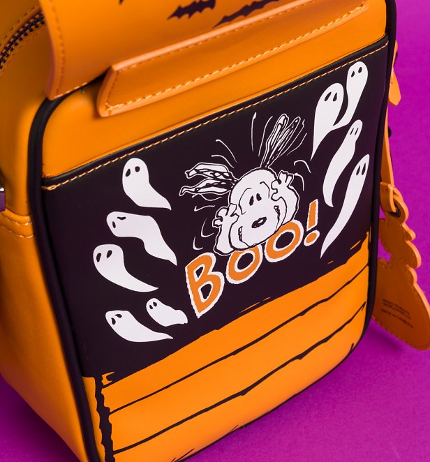 Loungefly Peanuts Great Pumpkin Snoopy Doghouse Crossbody Bag