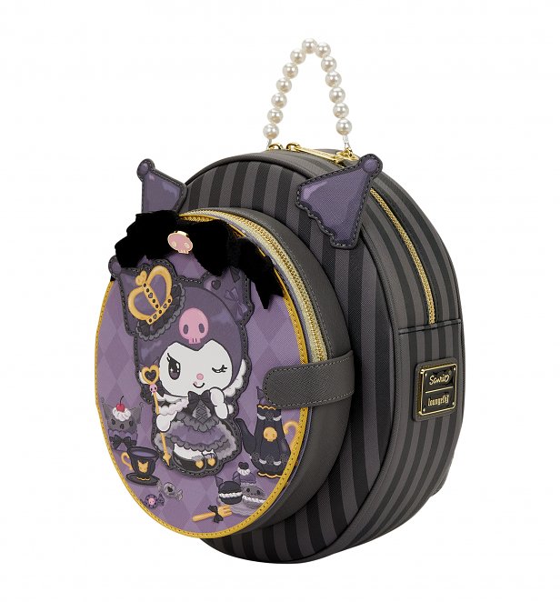 Loungefly Sanrio Kuromi 20th Anniversary Cameo Mini Backpack
