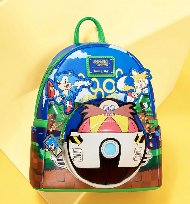 Loungefly Sega Sonic The Hedgehog Mini Backpack