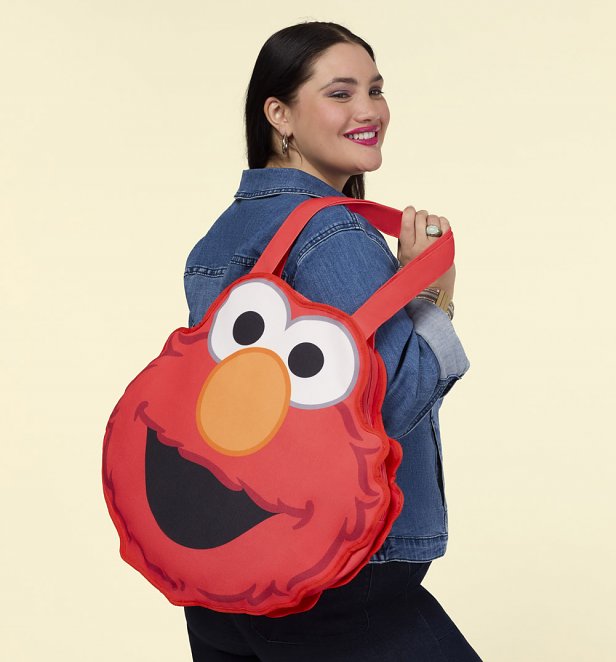 Loungefly Sesame Street Elmo Large Canvas Tote Bag