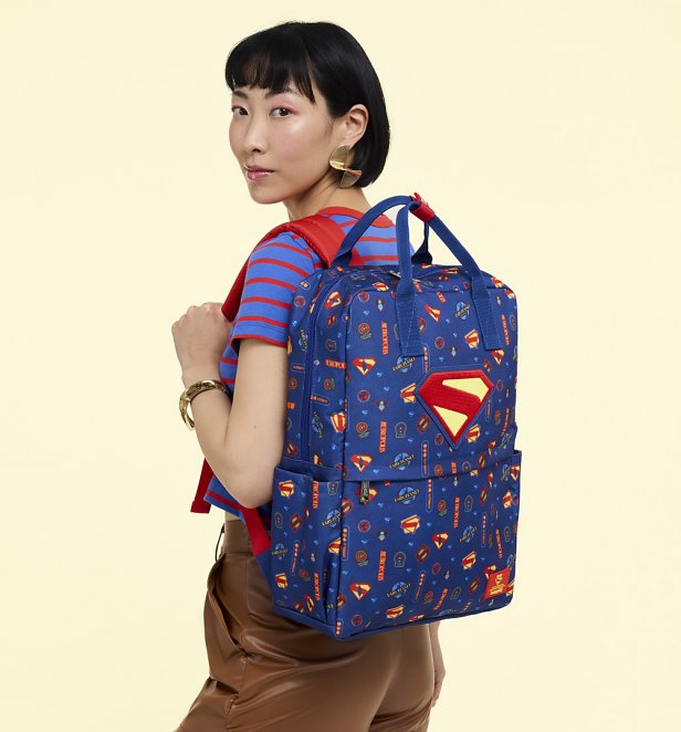 Loungefly Superman Nylon Full Size Backpack