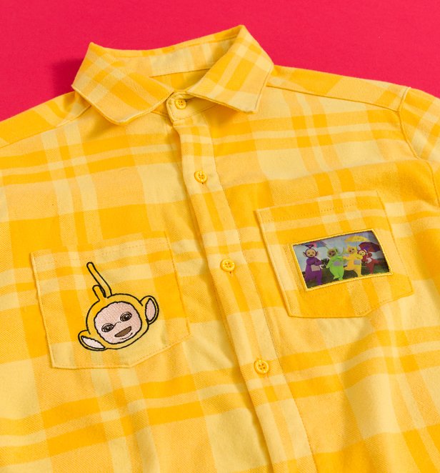 Teletubbies La La Flannel Shirt from Cakeworthy