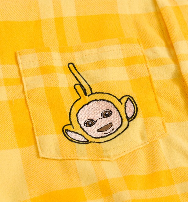 Teletubbies La La Flannel Shirt from Cakeworthy
