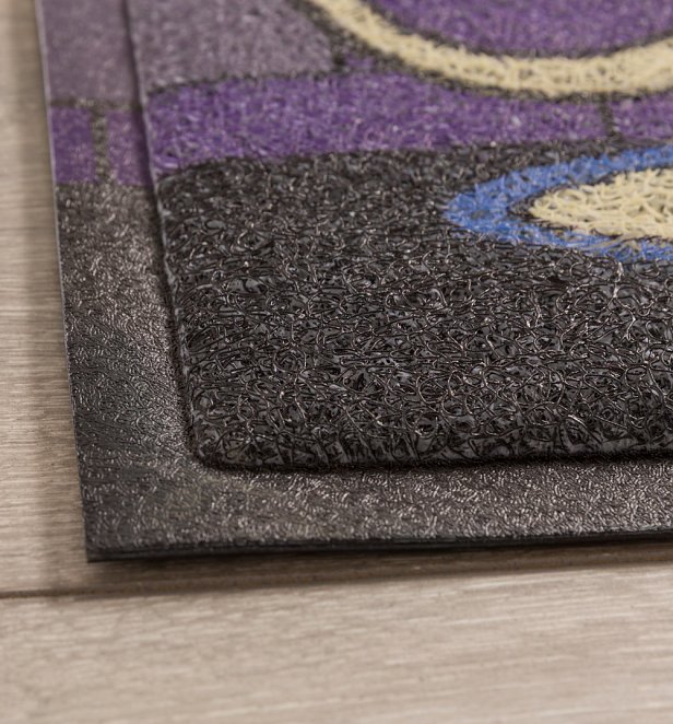 Labyrinth Worm Recycled PVC Doormat