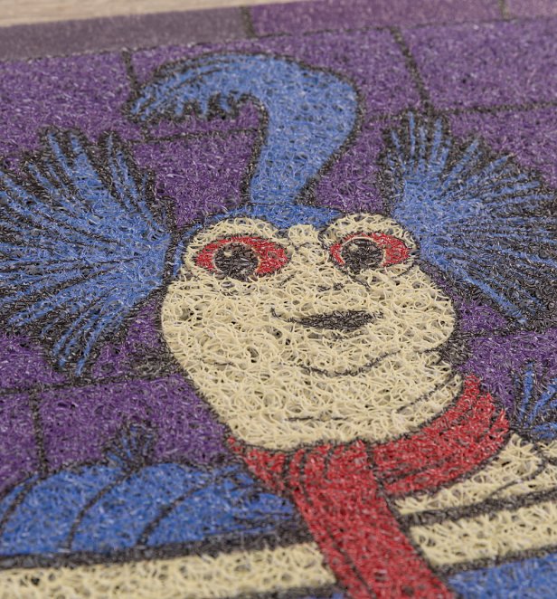 Labyrinth Worm Recycled PVC Doormat