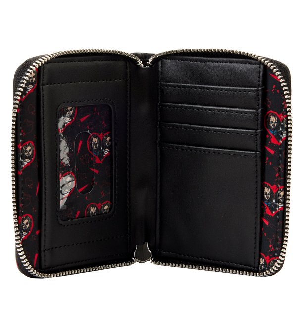 Loungefly Bride of Chucky Happy Couple Zip Around Wallet