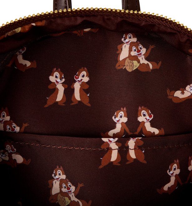Loungefly Disney Chip And Dale Quilted Mini Backpack