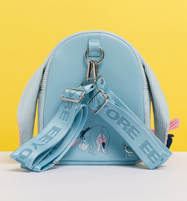 Loungefly Disney Winnie The Pooh Eeyore Corduroy Convertible Crossbody Bag