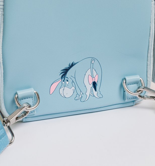 Loungefly Disney Winnie The Pooh Eeyore Corduroy Convertible Crossbody Bag