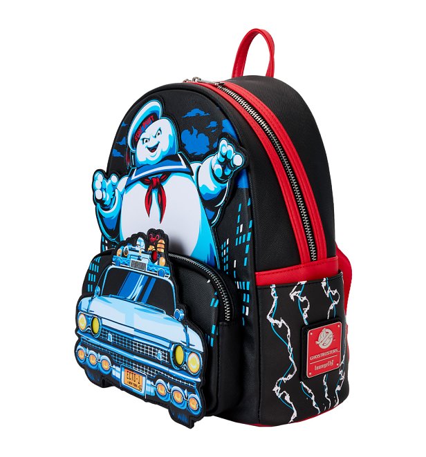 Loungefly Ghostbusters Stay Puft Chasing Mini Backpack