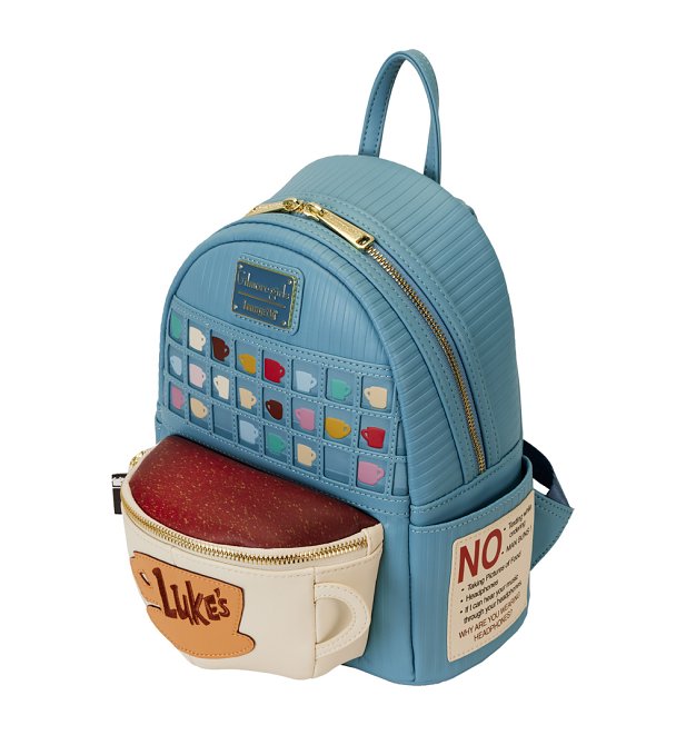 Loungefly Gilmore Girls Luke's Diner Domed Coffee Cup Mini Backpack