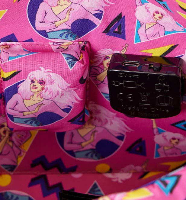 Loungefly Jem And The Holograms Figural Keytar Crossbody Bag