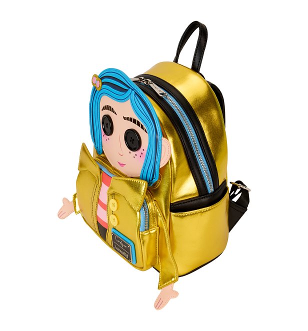 Loungefly Coraline 15th Anniversary Doll Cosplay Mini Backpack