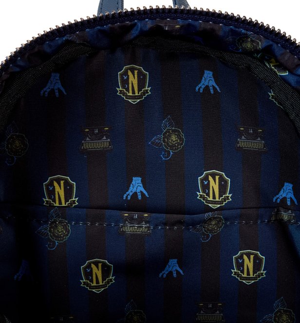 Loungefly MGM Wednesday Nevermore Academy Mini Backpack