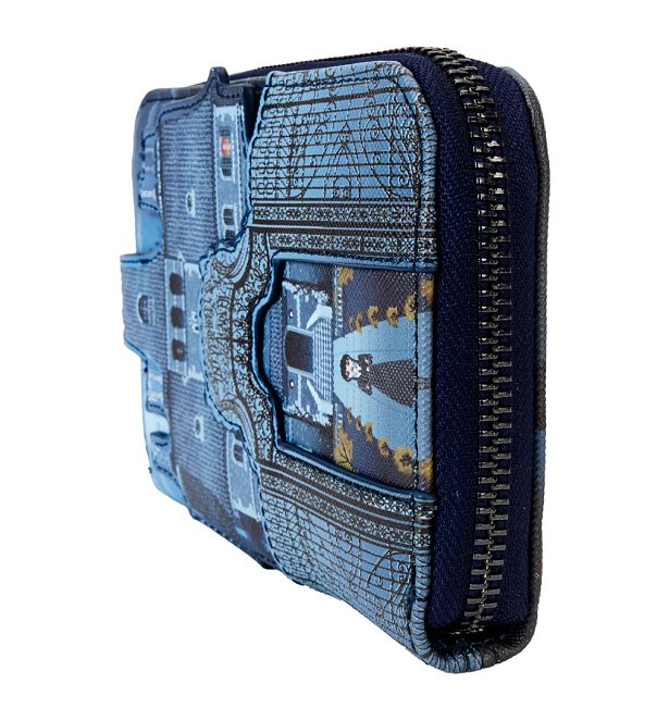 Loungefly MGM Wednesday Nevermore Castle Zip Around Wallet