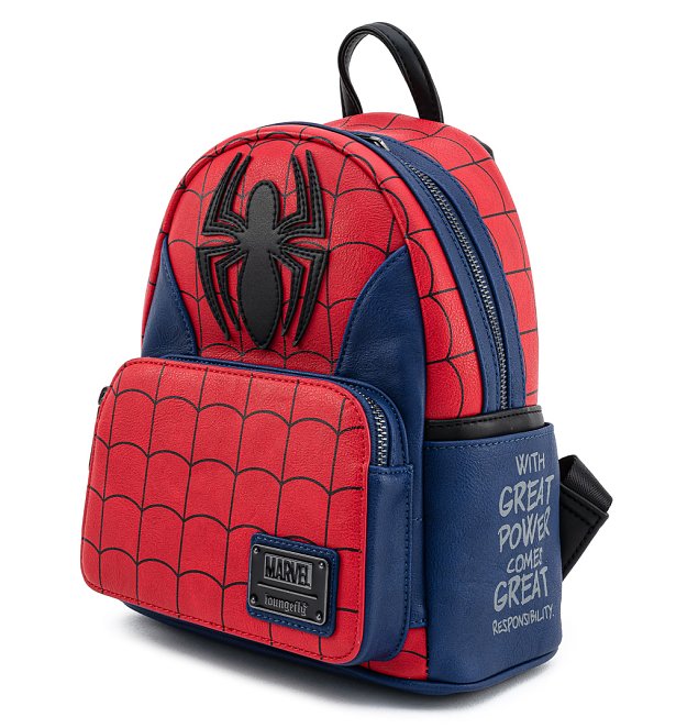 Loungefly Marvel Spider Man Classic Cosplay Mini Backpack