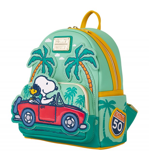 Loungefly Peanuts Snoopy Road Trip Mini Backpack