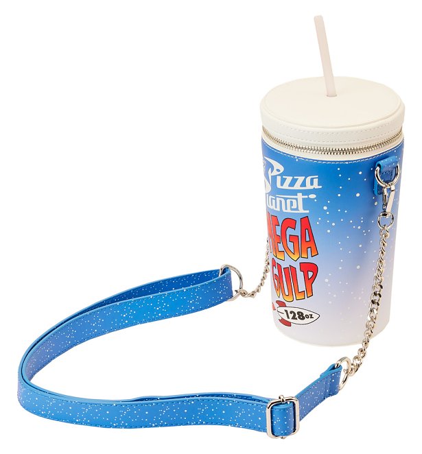 Loungefly Pixar Toy Story Pizza Planet Mega Gulp Crossbody Bag