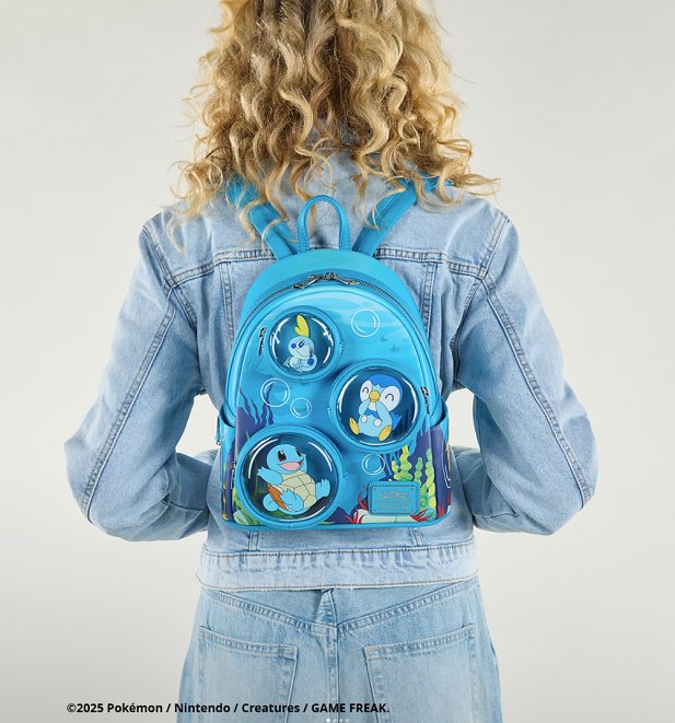 Loungefly Pokemon Bubbles Water Pokemon Mini Backpack
