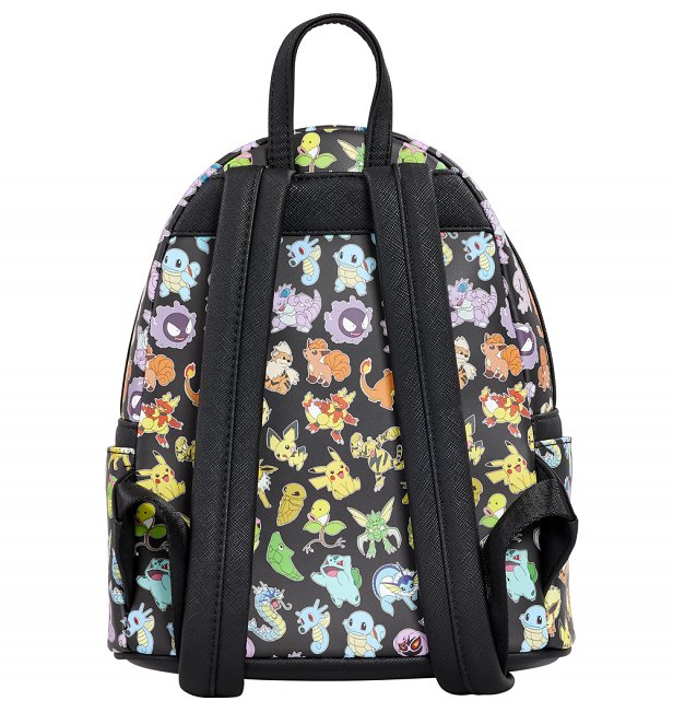 Loungefly Pokemon Multi Character All Over Print Mini Backpack